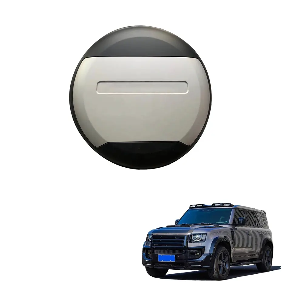 HW Grey Spare Tire Covers Spare Wheel Cover for Land Rover Defender ...